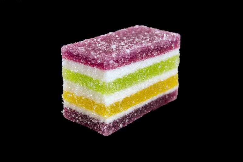 Colorful Slice of Birthday Cake Stock Image - Image of occasion ...