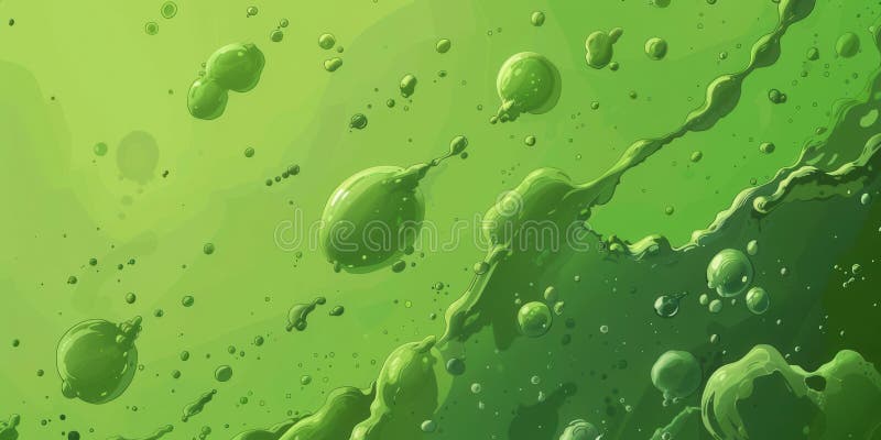 Colorful Slime Spill. Fun and Playful Concept Stock Illustration ...
