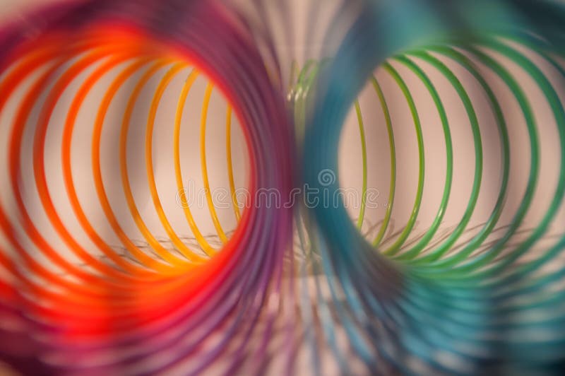 Colorful slinky editorial image. Image of spiral, colored - 87799615