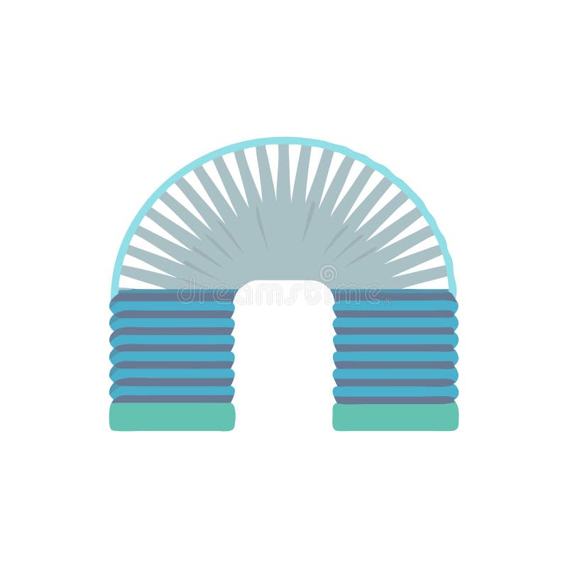 Colorful Slinky Icon for Creative Uses Editorial Stock Photo ...