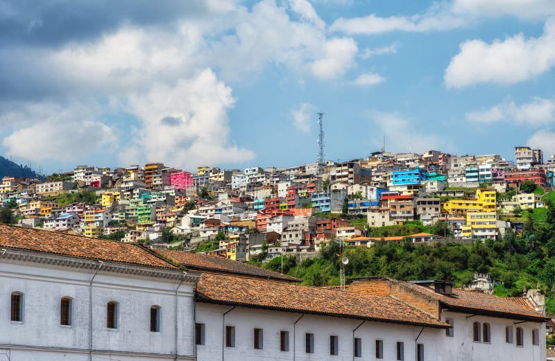 Colorful Slums in the Old Town Stock Photo - Image of poor, houses ...