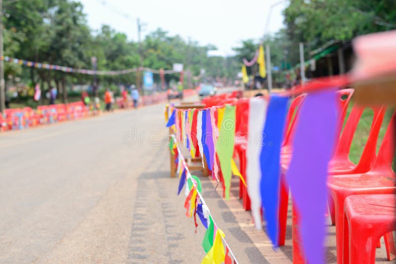Colorful small flags stock photo. Image of outdoors, sports - 45570456