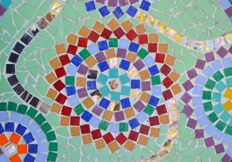 Colorful Small Square Tiles Circles Stock Photos - Free & Royalty-Free ...