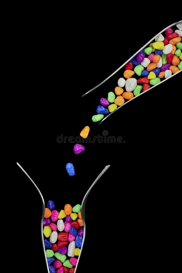 Colorful small stones stock photo. Image of forks, color - 70199564