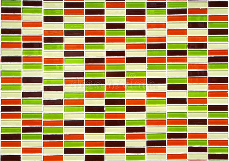 Colorful small tiles wall stock photo. Image of decor - 35086268