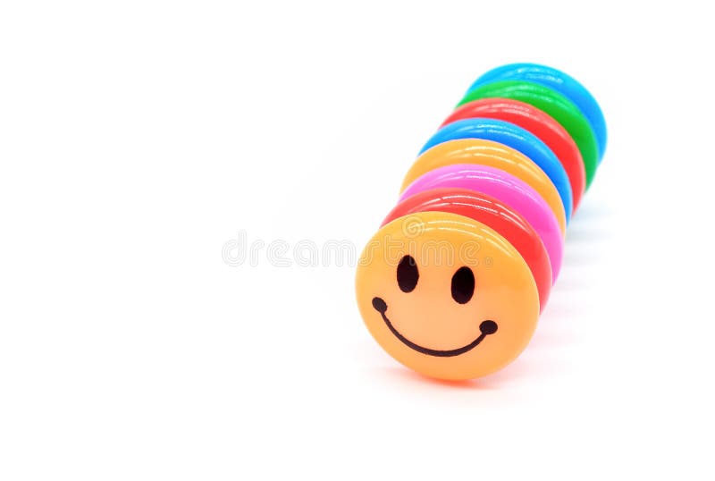 Colorful of Smile Magnetic Clip Stock Photo - Image of adhesive, memory ...