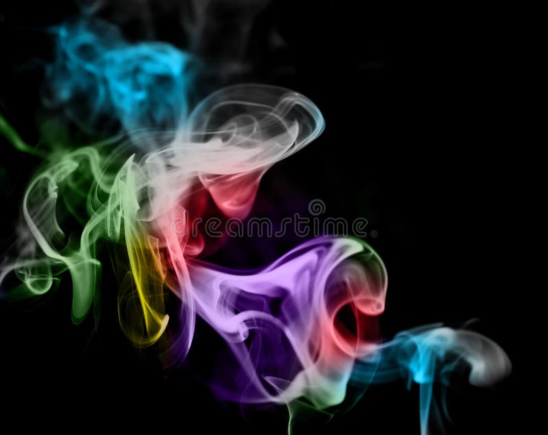 Colorful smoke stock image. Image of pattern, light, effects - 15582637