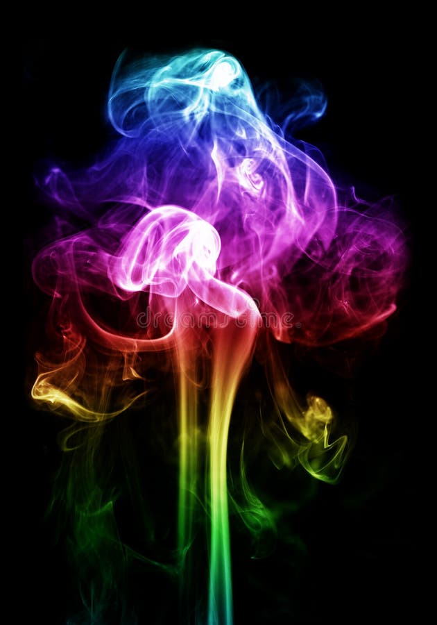 Colorful smoke stock photo. Image of light, incense, pink - 8308606