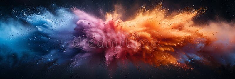 Explosion of Vibrant Multicolored Smoke Creates Stunning Abstract Art ...
