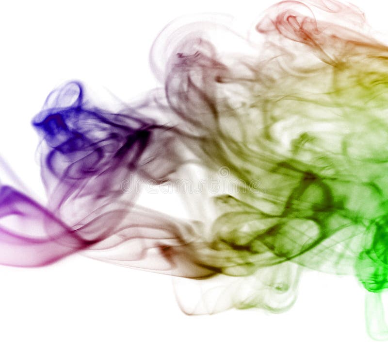 Colorful smoke isolated. stock photo. Image of curve - 162059310