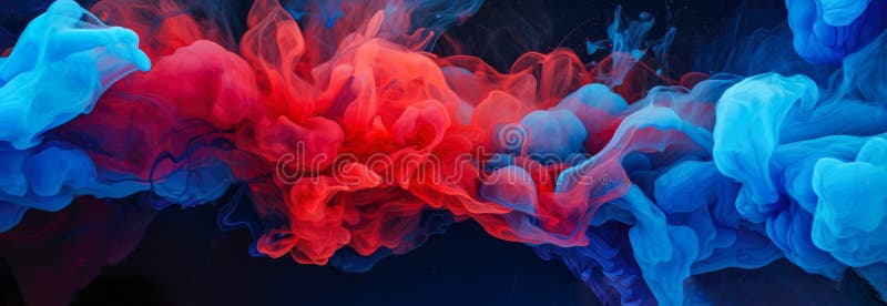 Colorful Smoke Isolated on Black Background. Abstract Background for ...