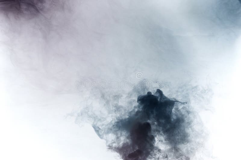 Colorful Smoke on White Background Stock Image - Image of design ...