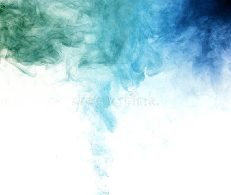 Colorful Smoke in White Background Stock Photo - Image of fumes, dark ...