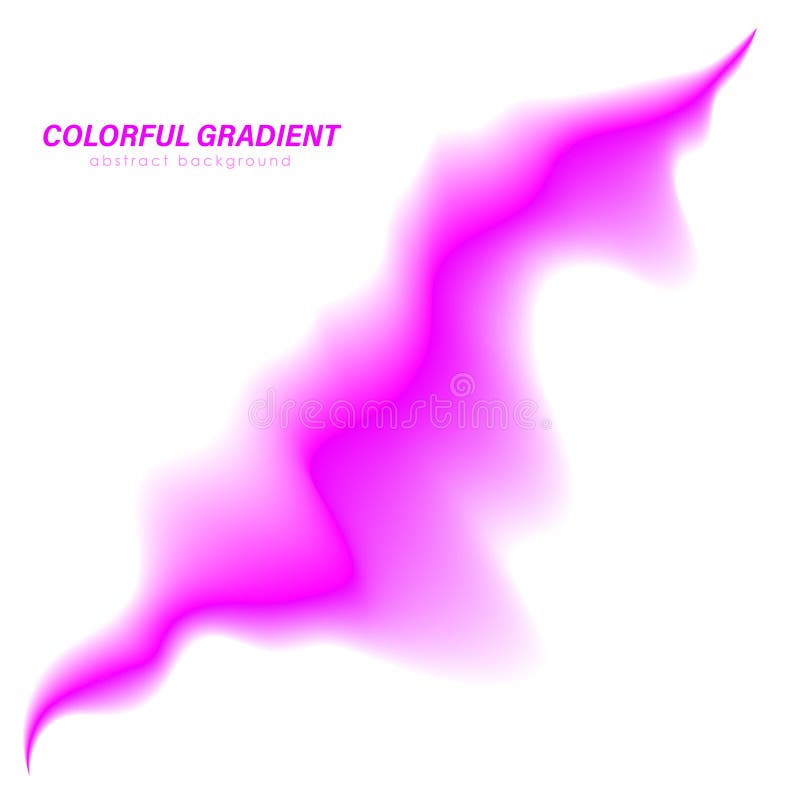 Colorful Smoky Gradient. Abstract Color Form Stock Vector ...