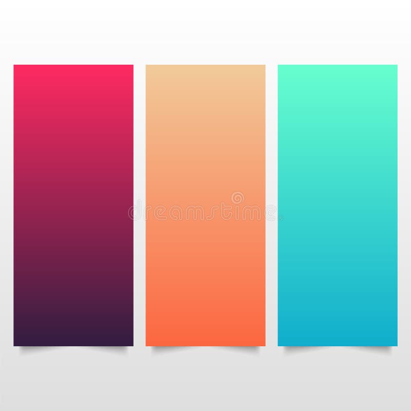 Colorful Smooth Banner Template Stock Vector - Illustration of abstract ...