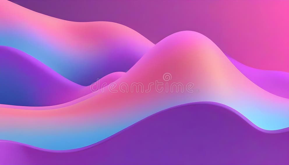 Colorful, Smooth, and Flowing Gradient Abstract Waves Create a Stunning ...