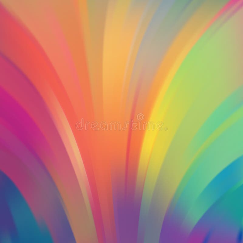 Colorful Smooth Light Lines Background. Stock Vector - Illustration of ...