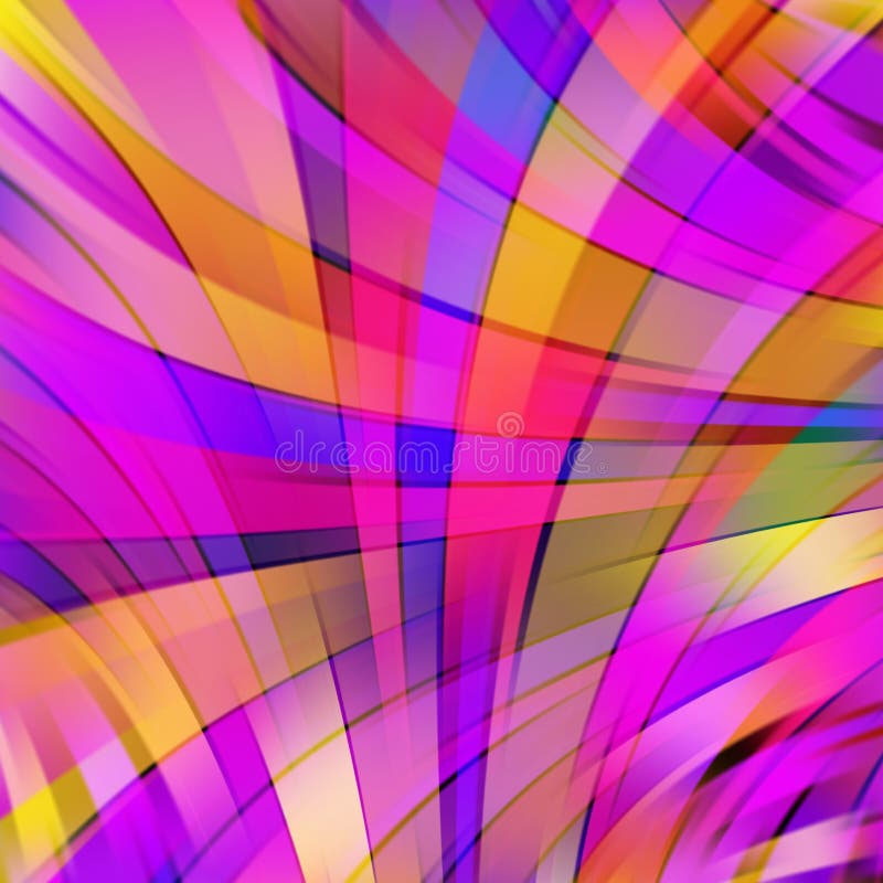 Colorful Smooth Light Lines Background. Stock Vector - Illustration of ...
