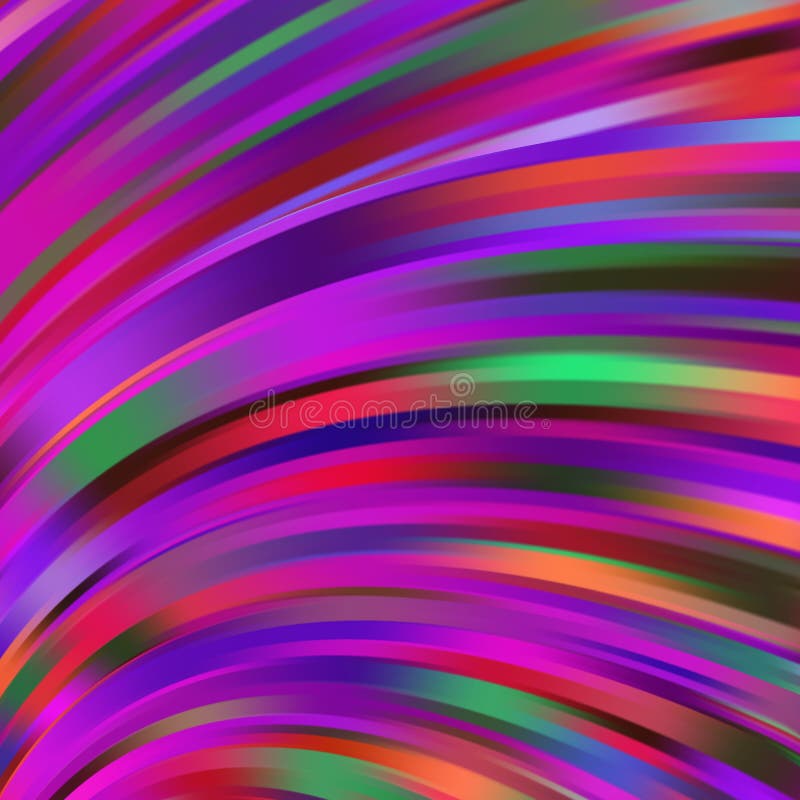 Colorful Smooth Light Lines Background Stock Vector - Illustration of ...