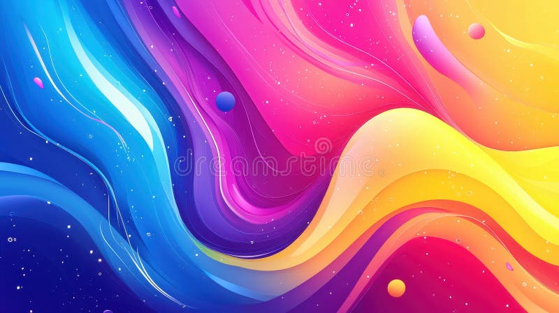 Colorful Smooth Rainbow Gradient Background Stock Illustration ...