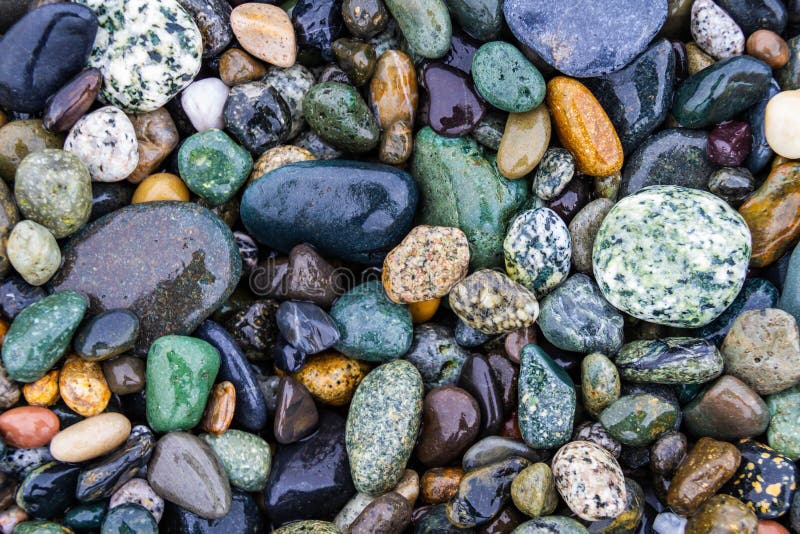 Colorful Pebbles stock image. Image of rocks, background - 4277231