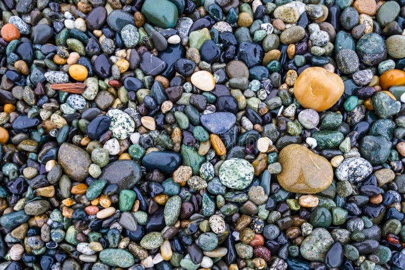 Colorful Smooth Rocks on the Beach Stock Image - Image of nature, rocks ...