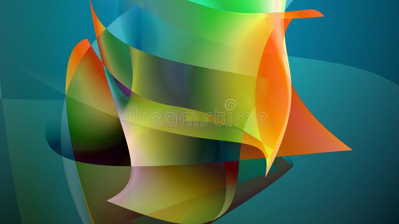 Colorful Smooth Twist Shapes Stock Illustration - Illustration of ...
