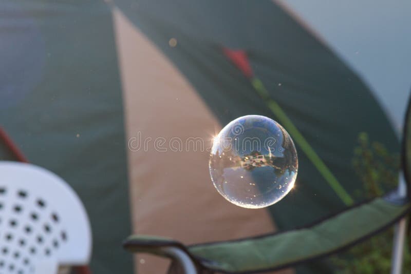 Colorful Soap Bubble with Reflected Light Stock Image - Image of bubbly ...