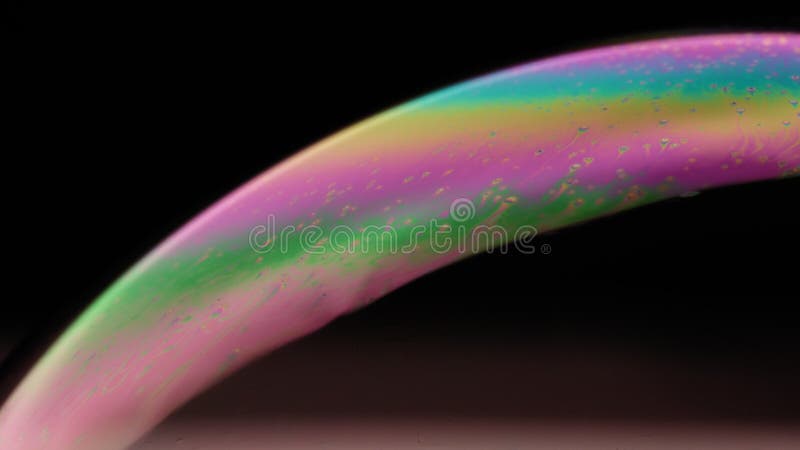 Colorful Soap Bubble Surface Revealed from the Dark Stock Footage ... Colorful Soap Bubble Surface Revealed from the Dark Stock Footage ...