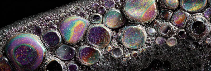 Fluid Abstract Background Dark Liquid Texture Different Colors Stock ...