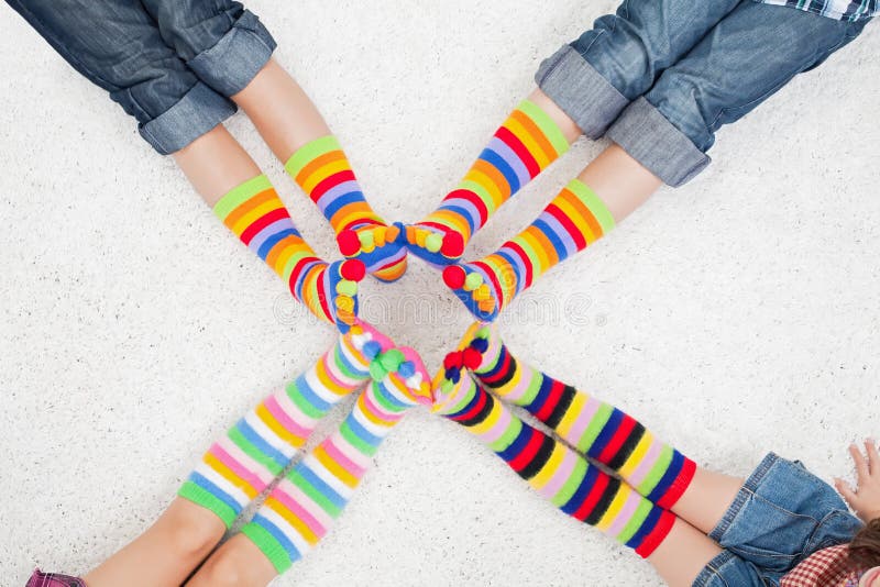 Colorful socks stock photo. Image of isolated, toes, socks - 5054732
