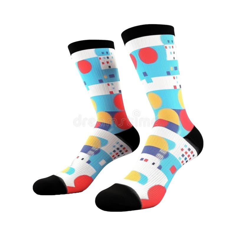 Colorful Socks on Transparent Background - Ai Generated Stock ...