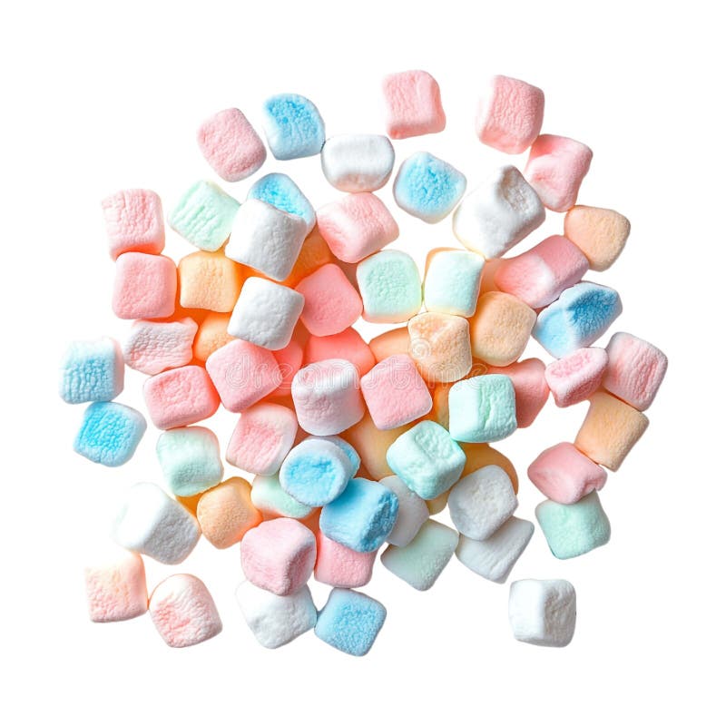 Colorful Soft Candies Stack on Transparent Background - Ai Generated ...