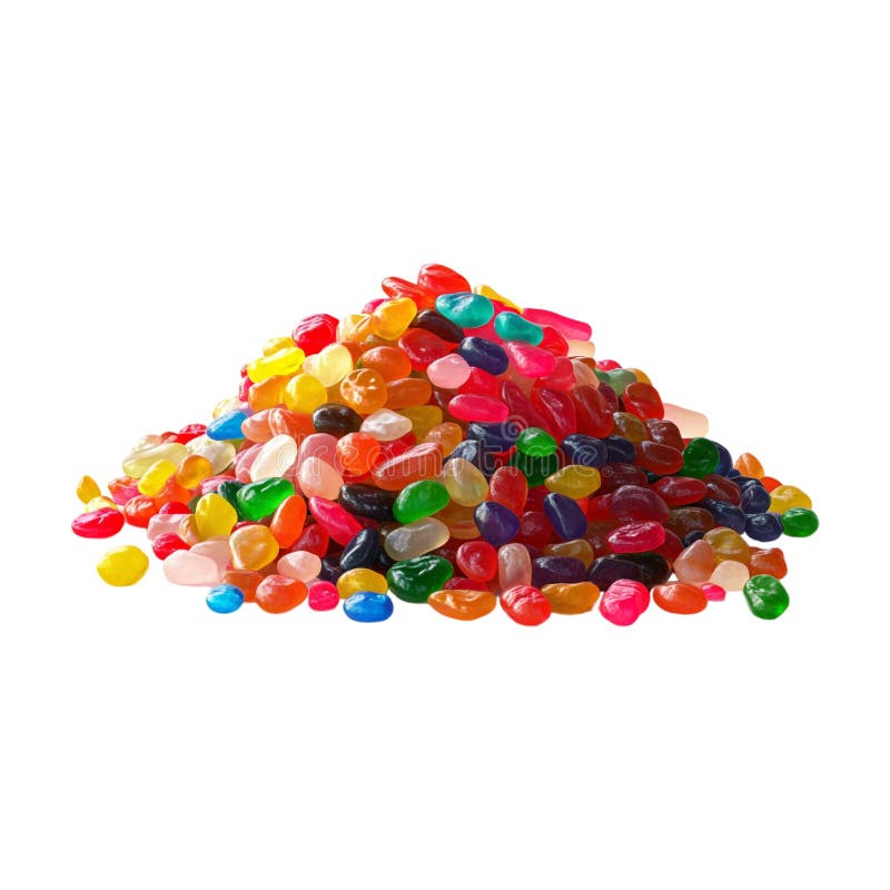 Colorful Soft Candies Stack on Transparent Background - Ai Generated ...