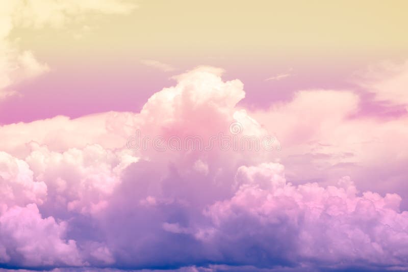 Colorful Soft Cloud and Sky for Background Stock Photo - Image of ...