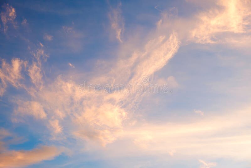 Colorful Soft Cloud and Sky for Background Stock Image - Image of color ...