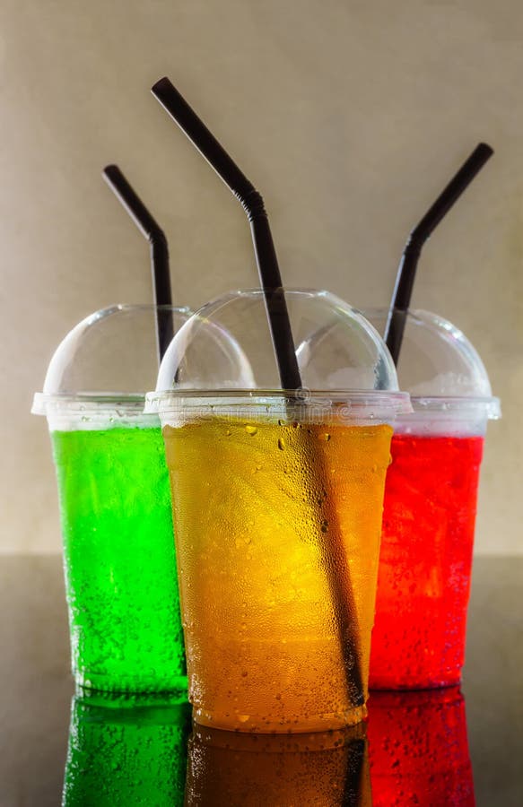Colorful soft drinks stock image. Image of beverage, juice - 60979015