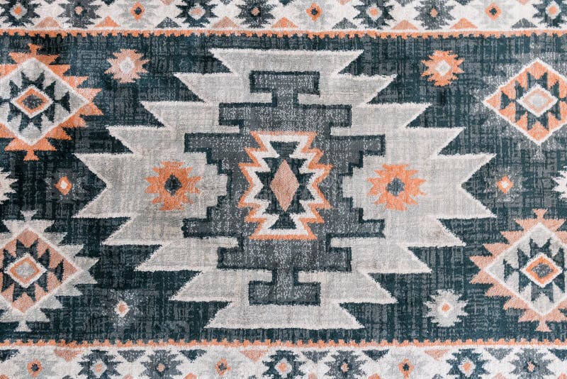 Native American design rug stock photo. Image of colors - 184937198
