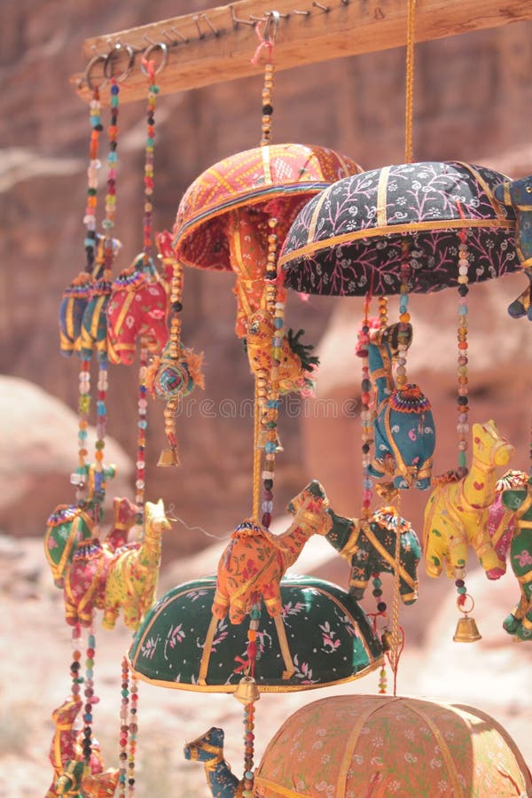 Colorful souvenirs stock photo. Image of rose, bedouin - 38567180