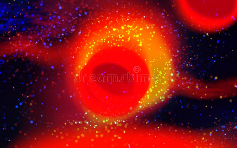 Abstract Colorful Universe, Nebula Night Starry Sky, Multicolor Outer ...