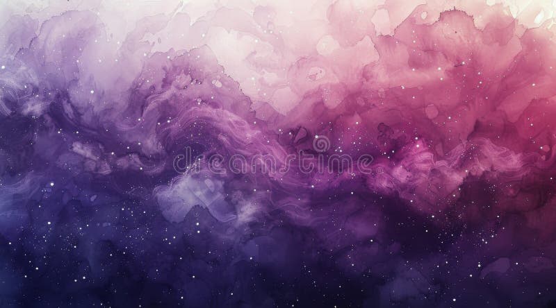 Colorful Space Filled with Stars and Clouds Stock Image - Image of ...