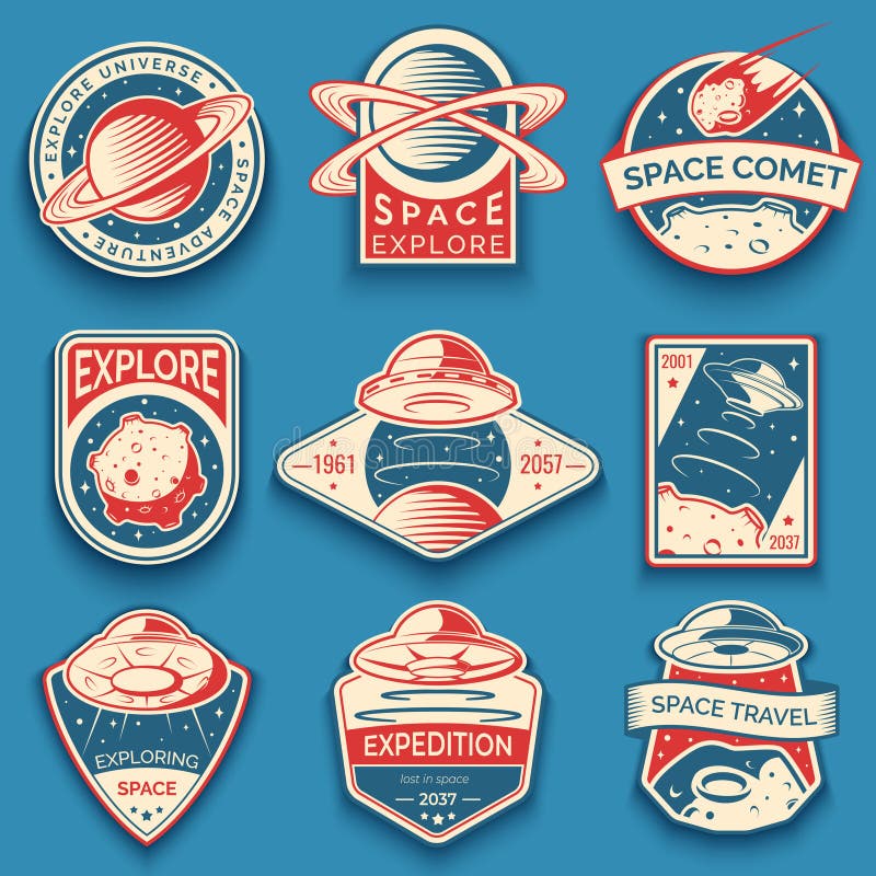 Printable Space Mission Badges
