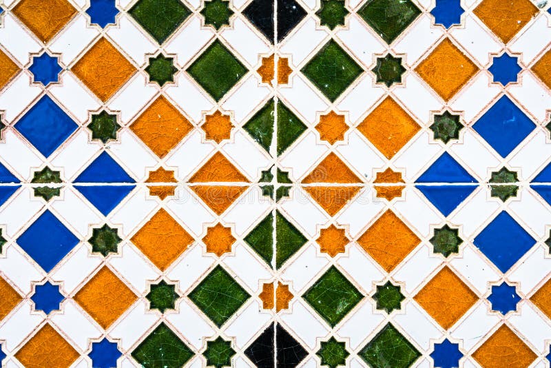 Spanish tiles close up stock image. Image of tiled, colorful - 116552007