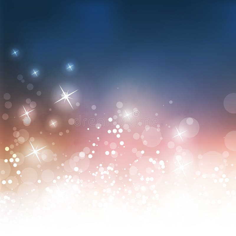 Colorful Sparkling Cover Design Template with Abstract Blurred ...