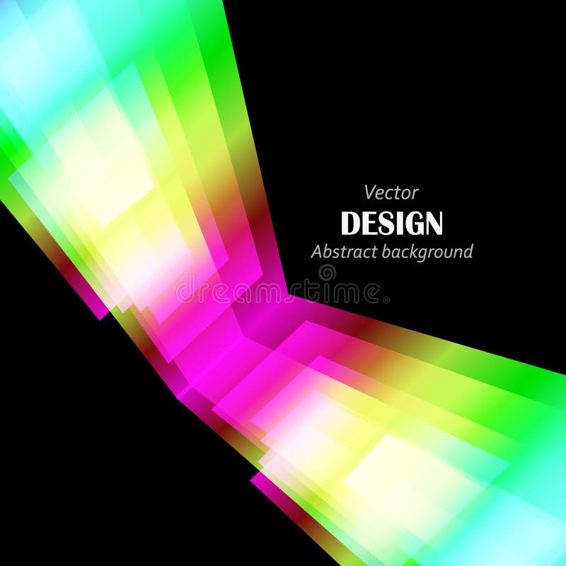 Colorful Spectrum Background, Rainbow Abstract Vector Transparent Stock ...