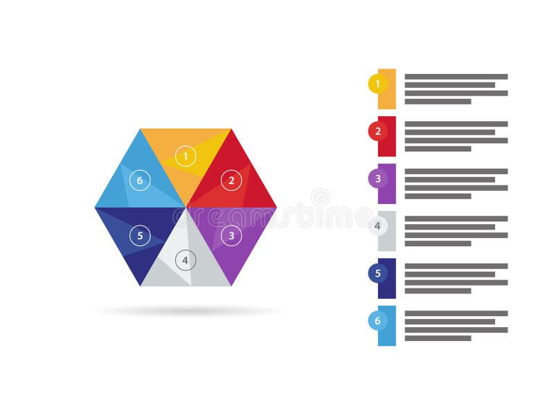 Colorful Spectrum Rainbow Geometric Triangular Presentation Infographic ...