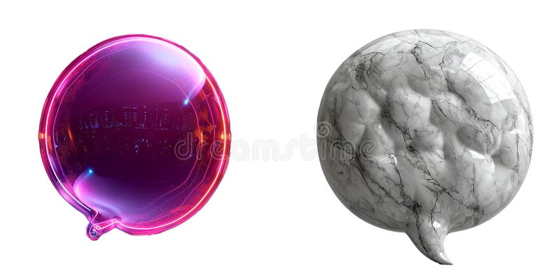 Colorful Speech Bubbles Symbolize Communication and Expression Stock ...