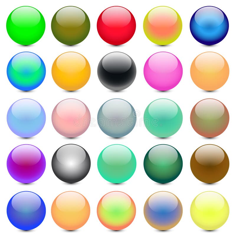 Set with spheres stock vector. Illustration of development - 56514368 Set with spheres stock vector. Illustration of development - 56514368