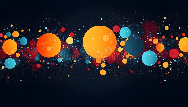 Cosmic Circle Celebration stock illustration. Illustration of party ...