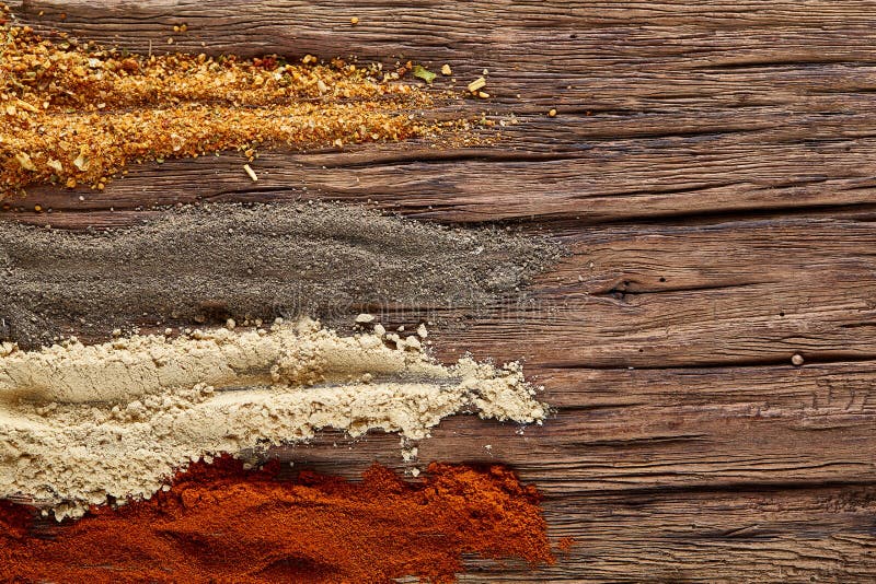 Colorful Spice Background with Different Color Spices, Macro, Selective ...